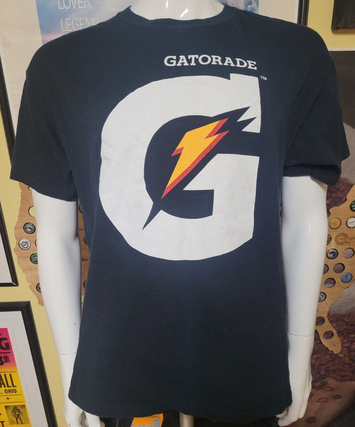 Gatorade Sports Drink Electrolytes Giant Logo T Shirt… - Gem