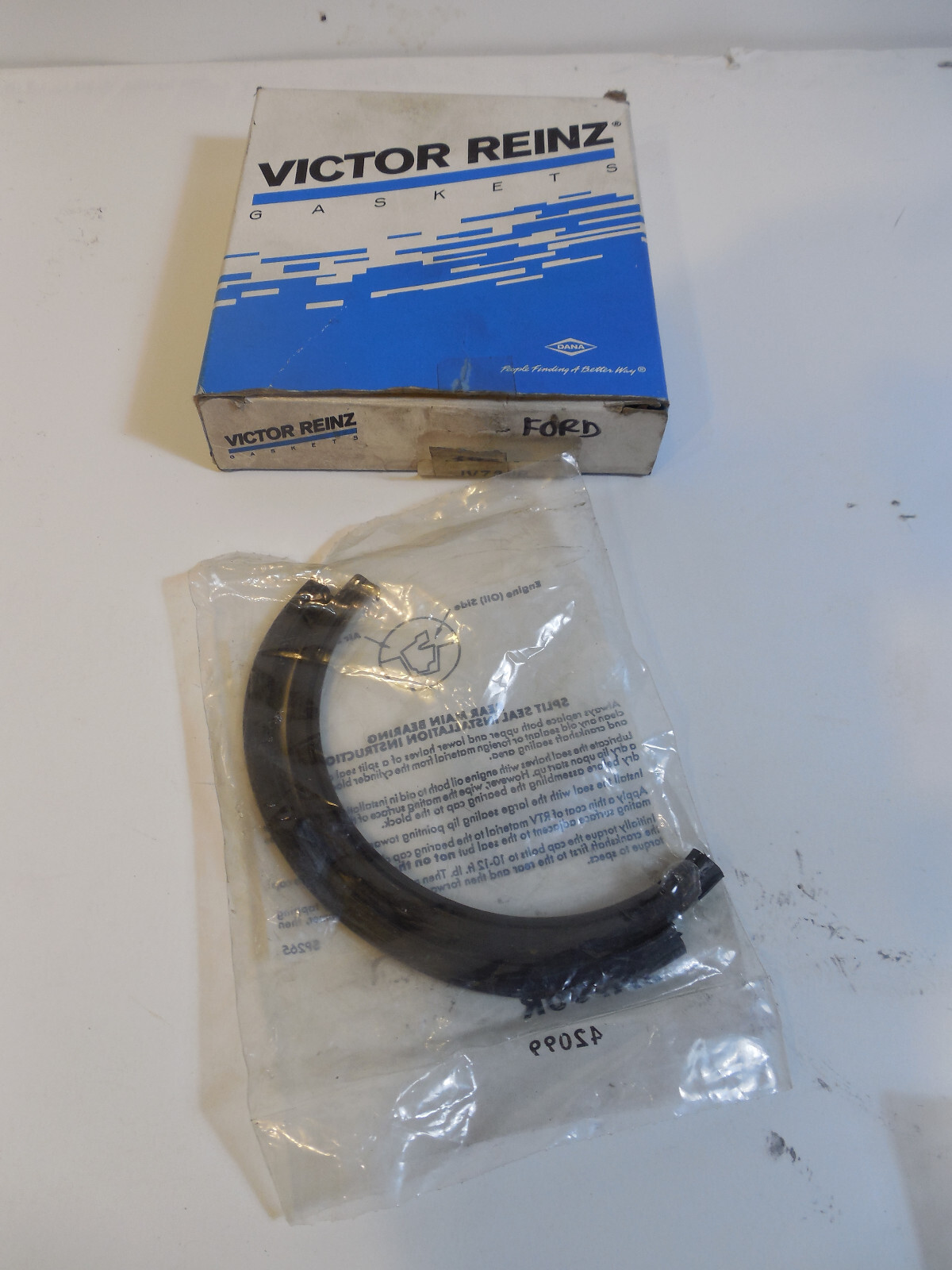 1962-1983 Ford 2.3L 200 240 6 Cyl 260 289 302 Engine Rear Main Seal ...