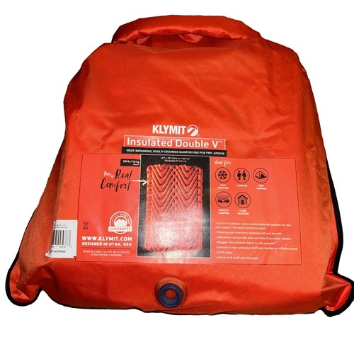 Klymit 06IDORRFE Insulated Double Static V Two-person Sleeping Camping ...