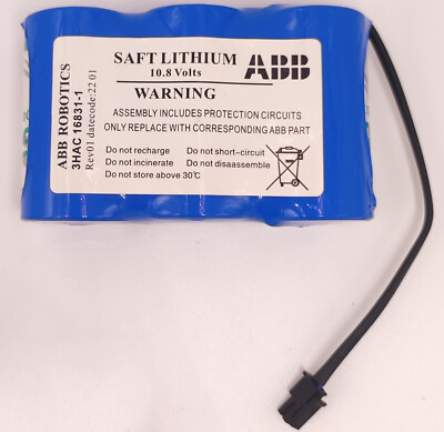 3HAC13150-1 / 3HAC16831-1 Battery for ABB 10.8V 17000mah Backup Battery ...