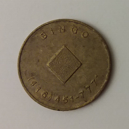 Diamond Minis Bingo Toronto Ontario Game Token 25mm | eBay
