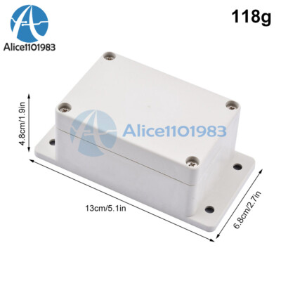 Waterproof 100 x 68 x 50mm Plastic Electronic Project Box Enclosure ...