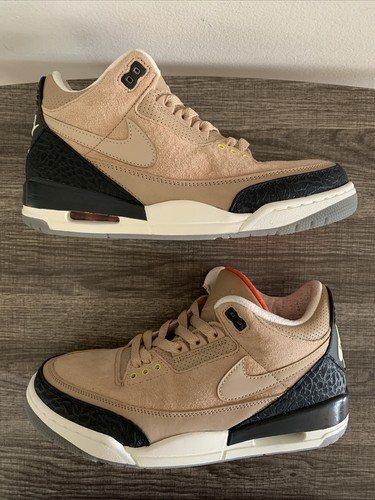 Size 8 - Nike Air Jordan 3 Retro Tinker JTH Bio Beige Black Cement Grey ...