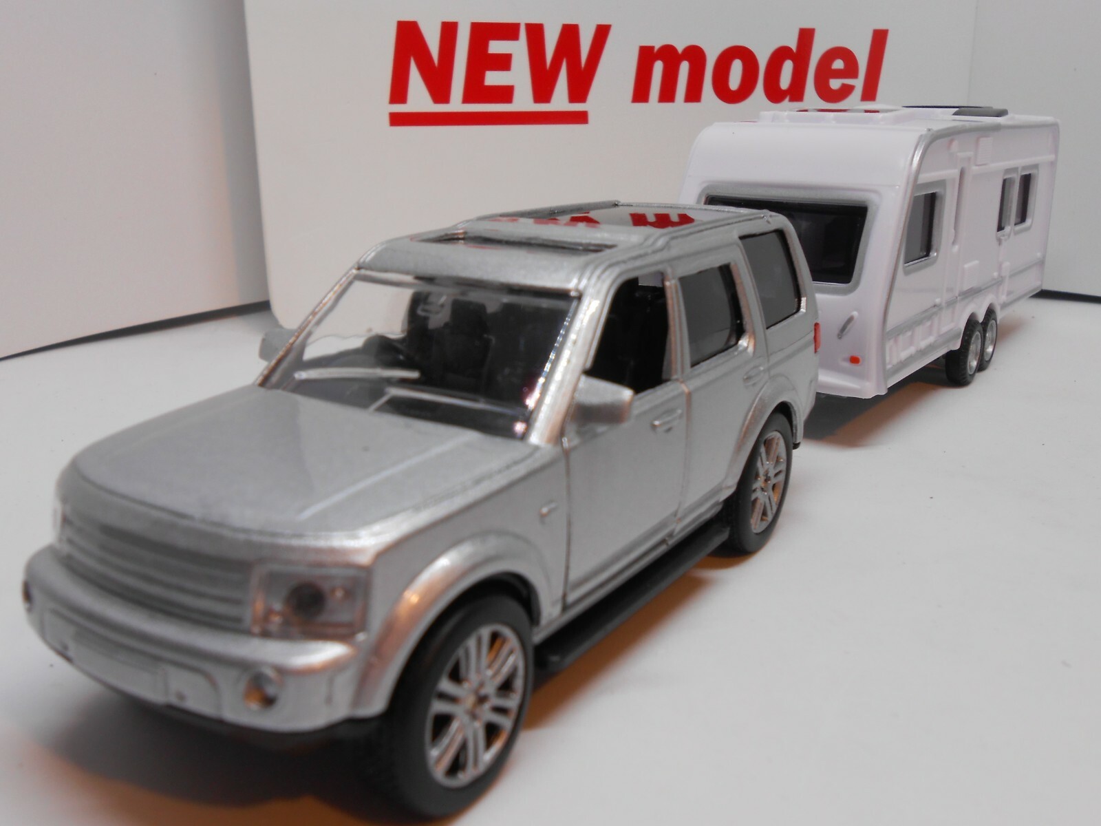 TOY CAR & CARAVAN SET MODEL BOY DAD GIRL MOM BIRTHDAY GIFT PRESENT NEW ...