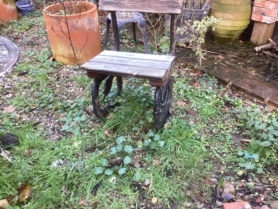 antique cast iron snakes head bench ends | eBay UK