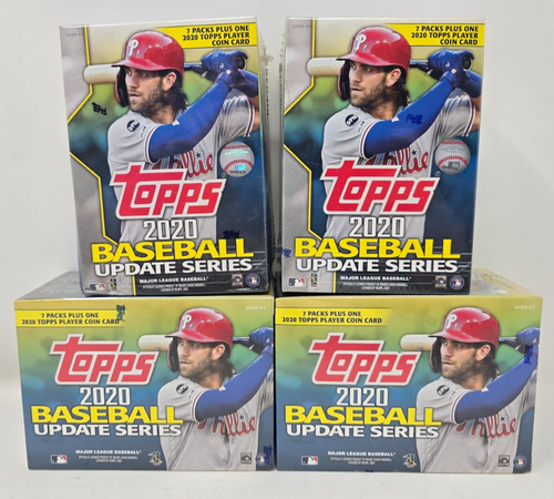 Set Of 4 2020 Topps Baseball Update Series MLB BLASTER BOX Brand New ...