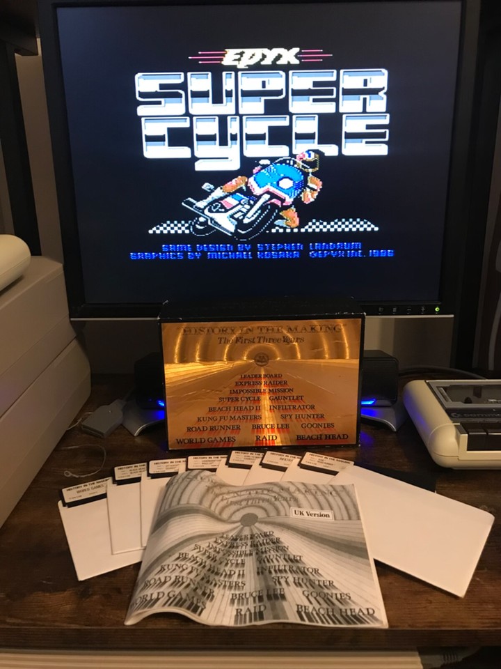 Commodore 64 Disk games - HISTORY IN THE MAKING - Compilation by US ...