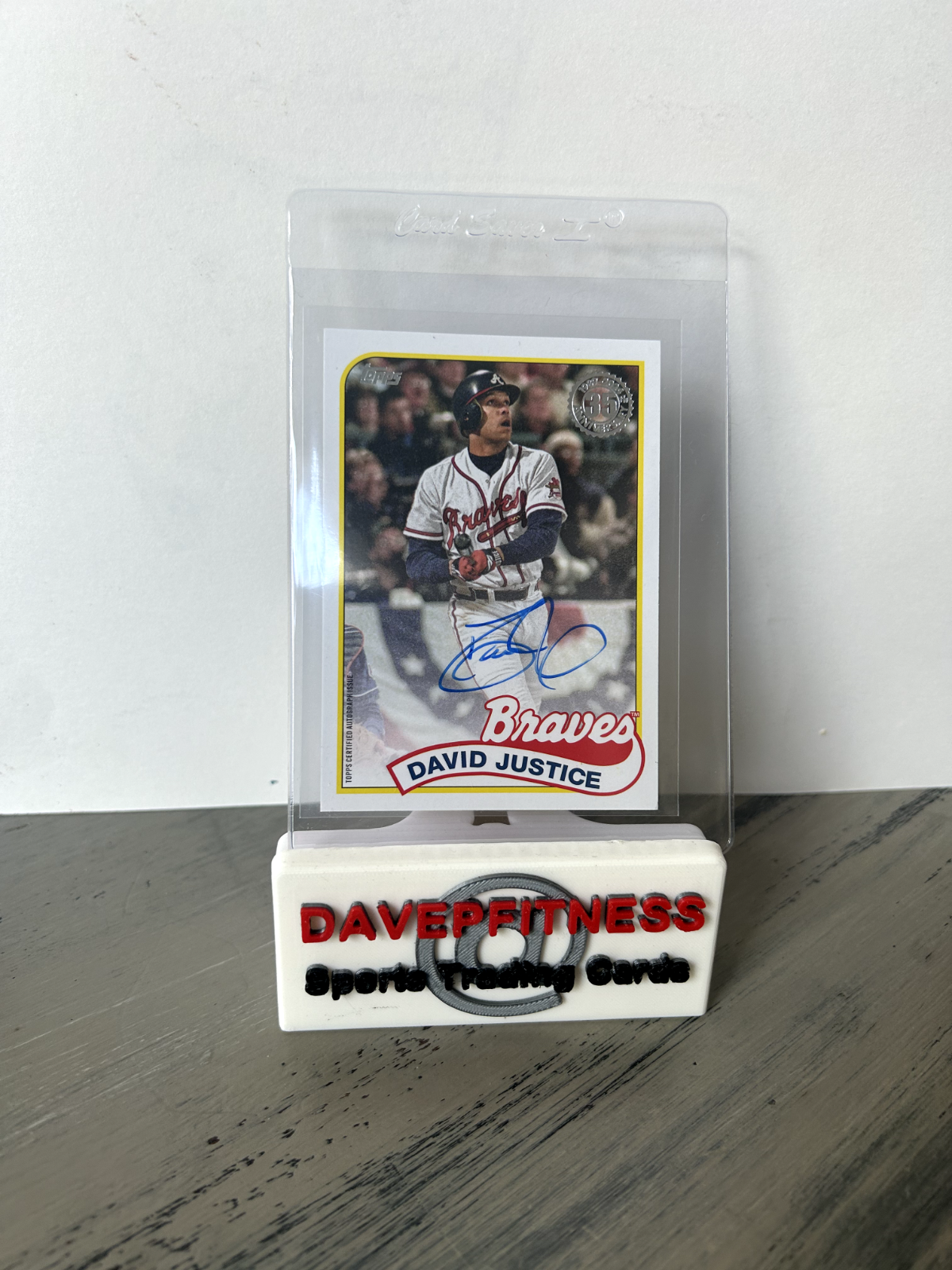 David Justice Atlanta Braves 2024 Topps Series 2 1989 Auto
