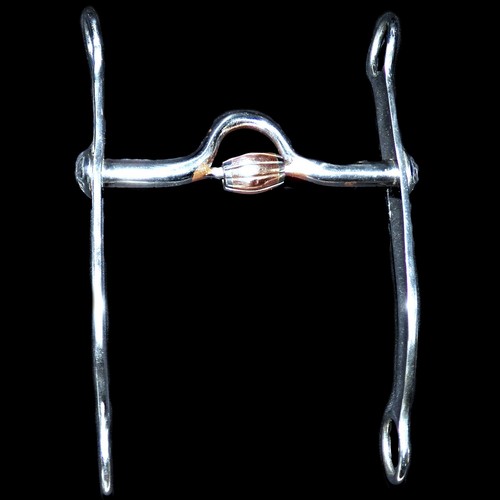 Sterling Silver Stainless Western Pleasure Grazer Low Port Roller ...