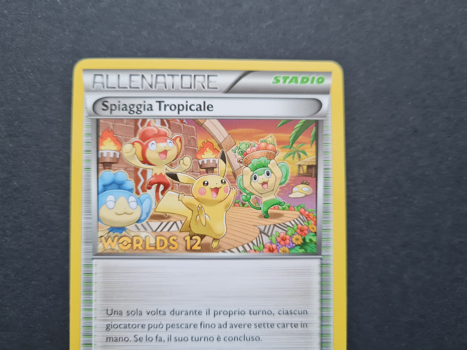 Spiaggia Tropicale Tropical Beach Pokemon Promo BW50 Worlds 12 italian ...