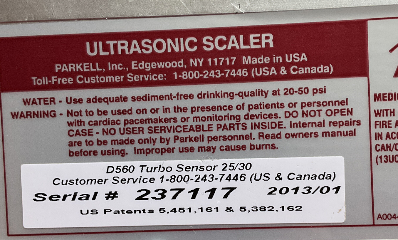 Parkell Turbo Sensor Ultrasonic Scaler | eBay