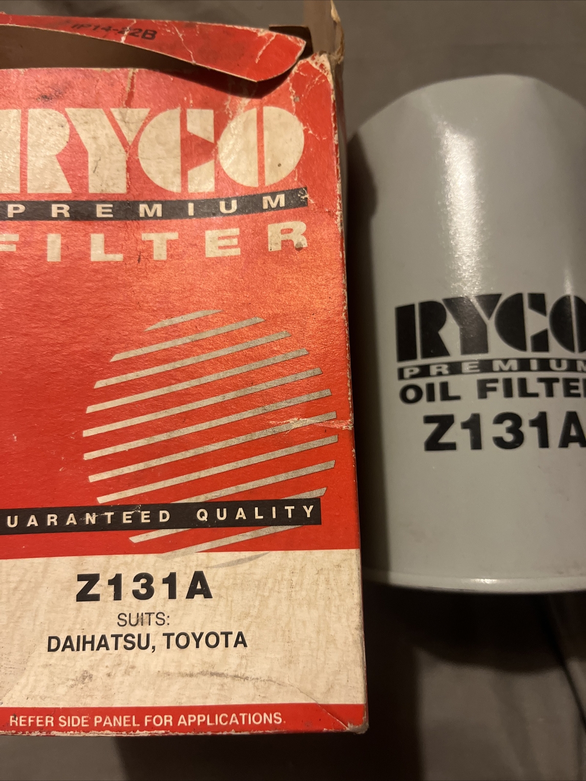 Ryco Oil Filter Z131A Fits TOYOTA 4 Runner Coaster Hilux Supra PETROL ...
