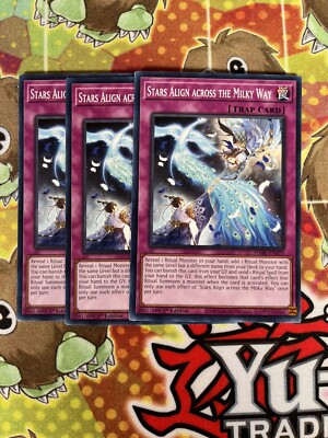 Yugioh Stars Align Across The Milky Way DABL-EN079 Playset | eBay
