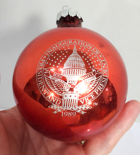 1989 Inauguration Of President And Vice President Christmas Ornament ...