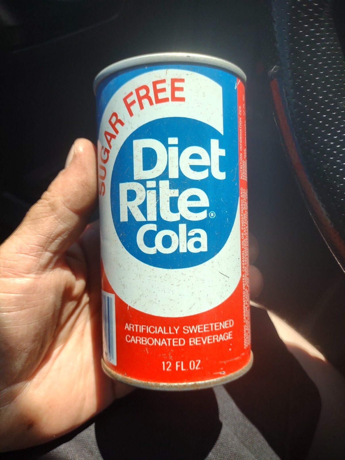 Vintage 1 Calorie Diet Rite Cola Soda Flat Top Steel Can Collectible ...