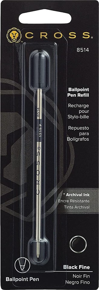 Cross Ballpoint Pen Refill in Black - Fine Point - NEW - 8514 | eBay