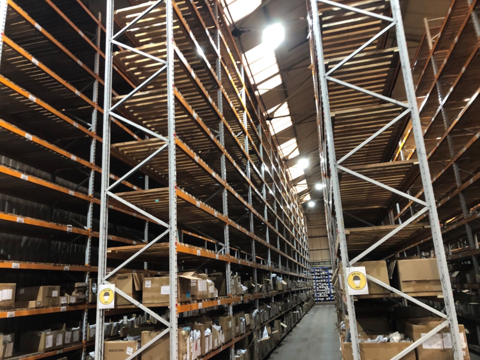 HEAVY DUTY WAREHOUSE PALLET RACKING Upright 8m x 1050mm Beams 2.7m plus ...