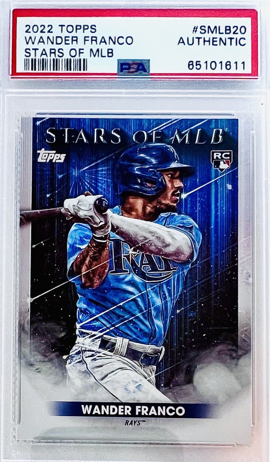 2022 Topps Wander Franco RC Stars of MLB Rookie #SMLB-20 PSA Authentic ...