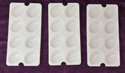TUPPERWARE Replacement Deviled Egg Tray Inserts #665 Set of 3 | eBay