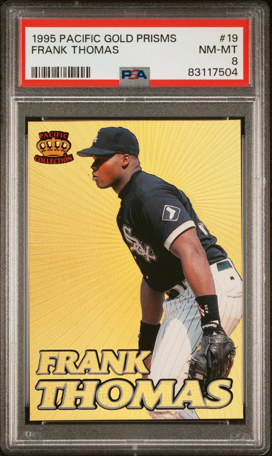 1995 Pacific Crown Collection - Gold Prisms #19 Frank Thomas for sale ...