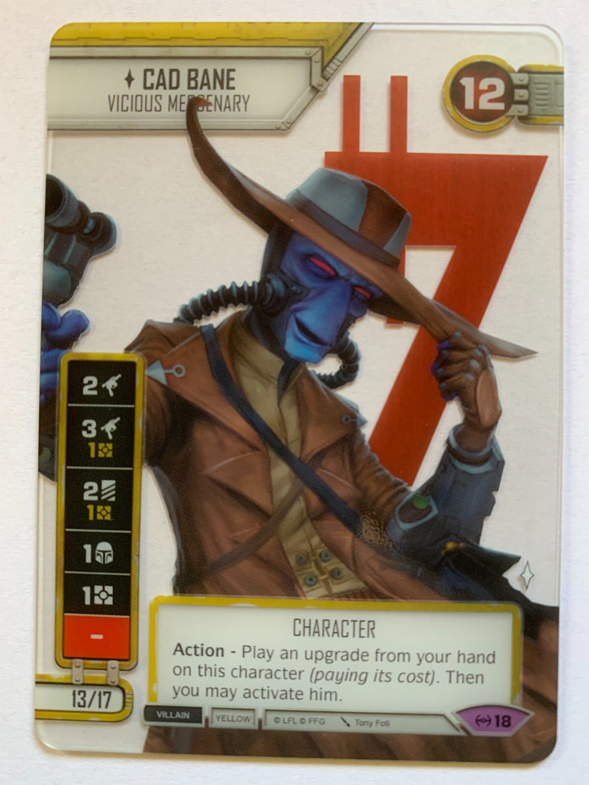Star Wars Destiny CCG, EaW 18 Cad Bane - Vicious Mercenary, Spotgloss ...
