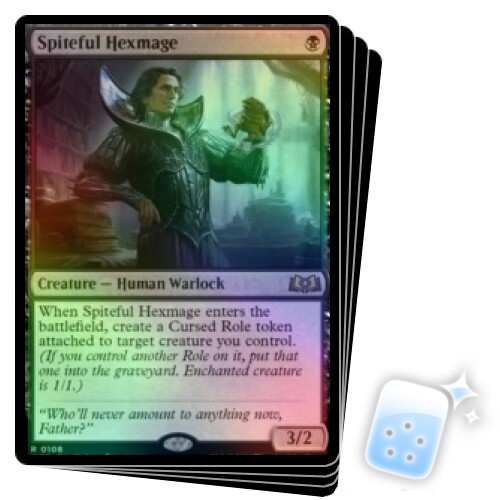 FOIL SPITEFUL HEXMAGE X4 Wilds Of Eldraine WOE Magic MTG MINT CARD | eBay