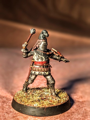 SIR HUGH CALVELEY FOOT KNIGHT. Painted 28mm Medieval 100 Years War ...