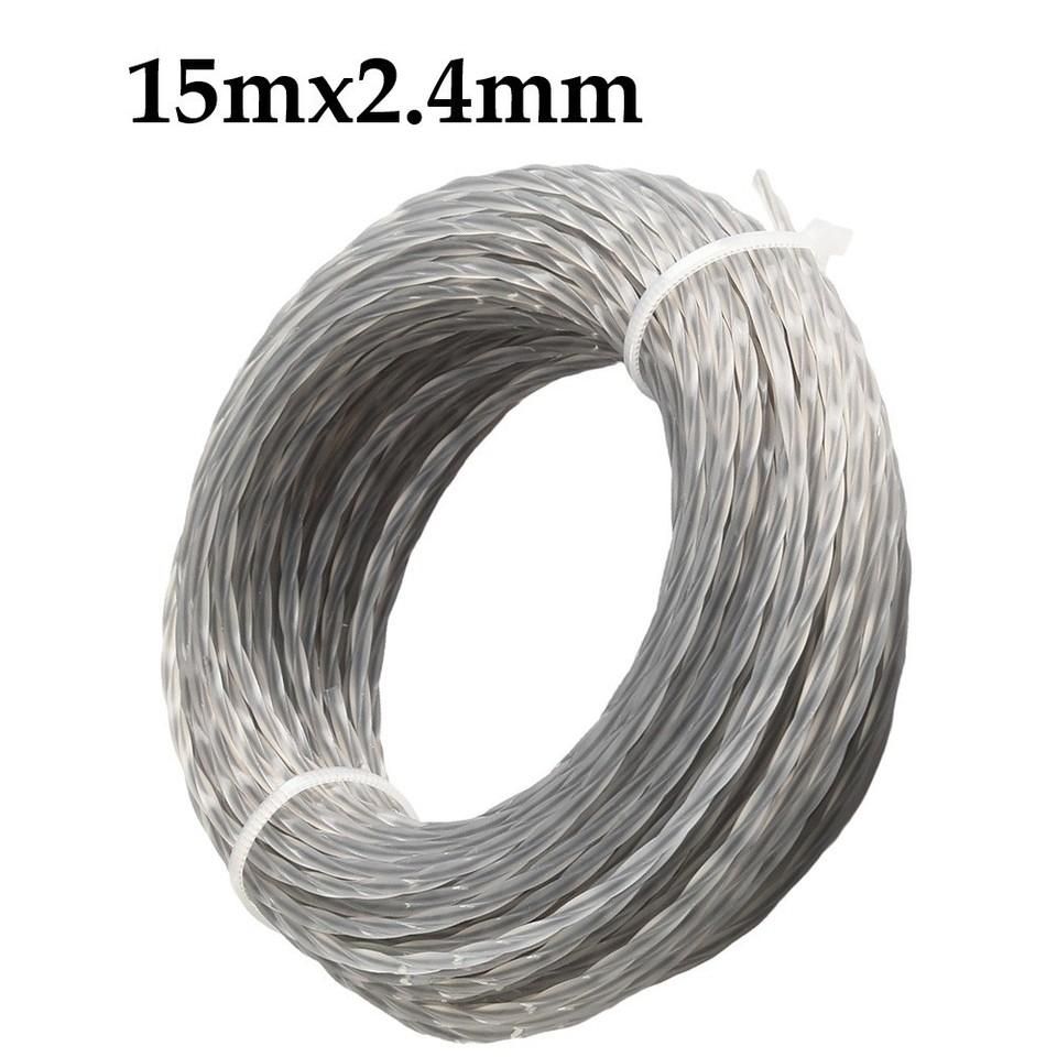 15 Meter Nylon Trimmer Line Spool Reinforced for Lawnmower and For ...