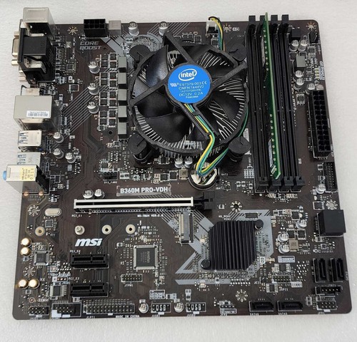 MSI B360M PRO-VDH LGA1151 i5-8400 MicroATX DDR4 8GB NVMe Motherboard ...