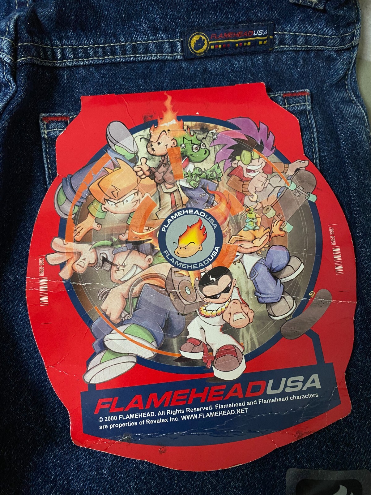 DEADSTOCK Flamehead USA JNCO Jeans Y2K Skater RARE Size 14 | eBay