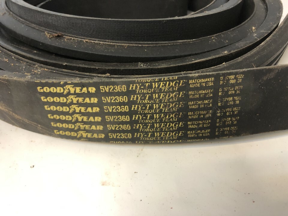 Goodyear HY-T Wedge Belt Model: 5V2360 Width: 2" | eBay