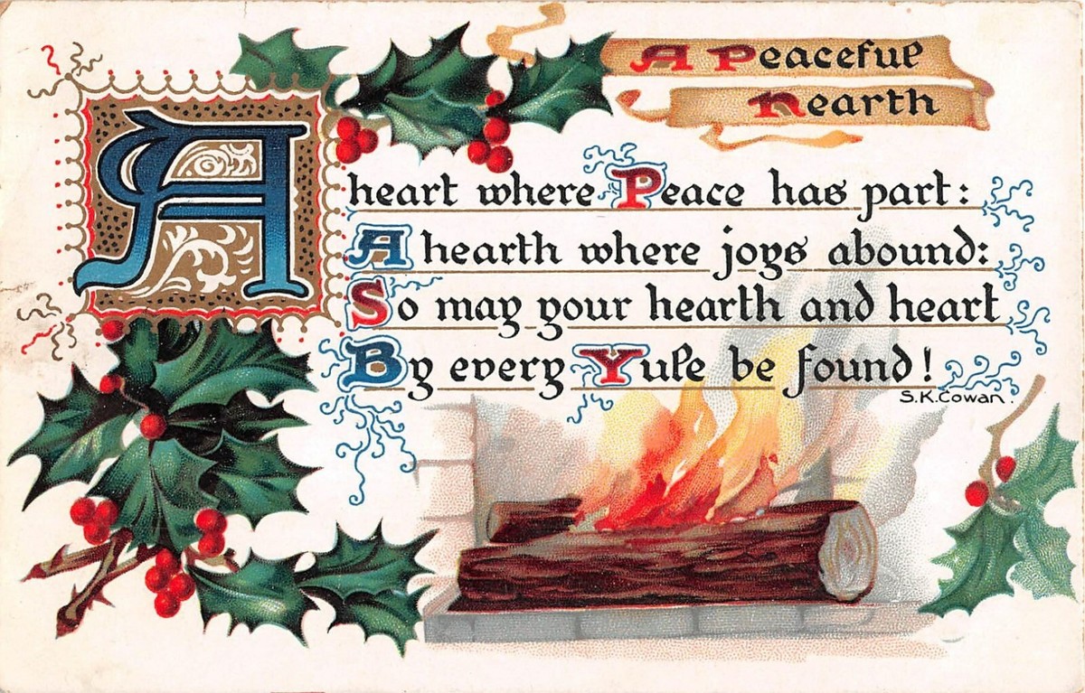 Yule Log Burning