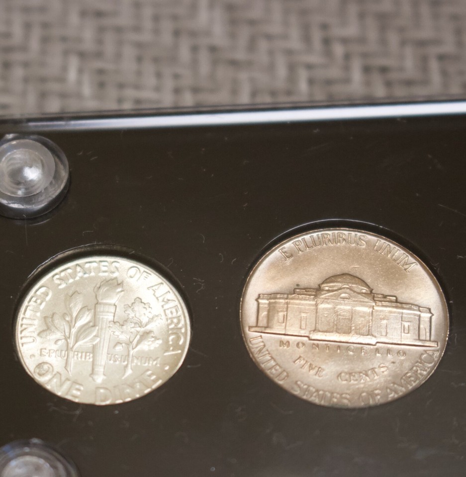 1949 U.S. MINT UNCIRCULATED SILVER FIVE COIN SET IN CAPITAL HOLDER | eBay