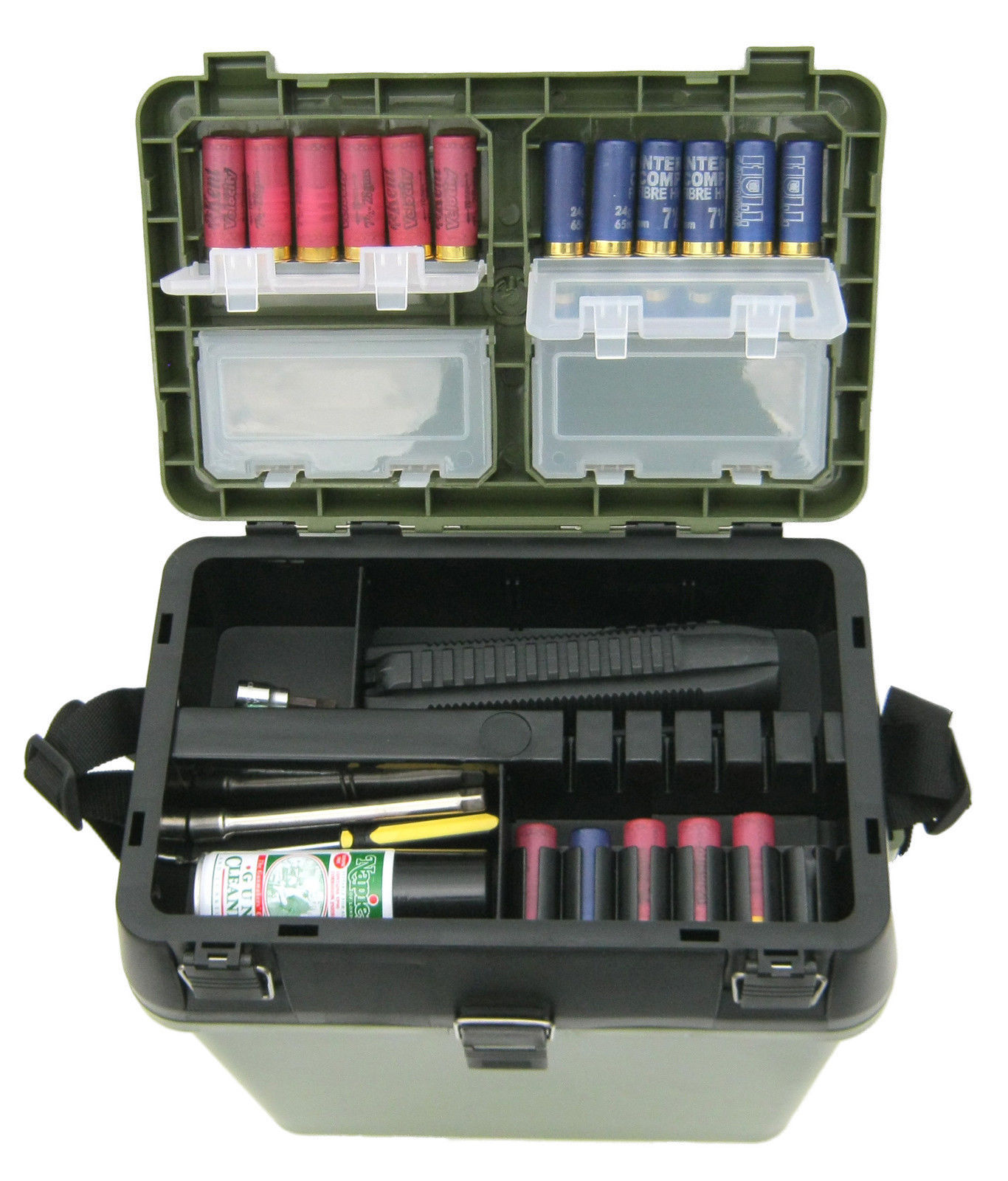SHOOTING HUNTING GUN AMMO AMMUNITION TOOL BOX RIFLE RANGE FIELD GUN ...