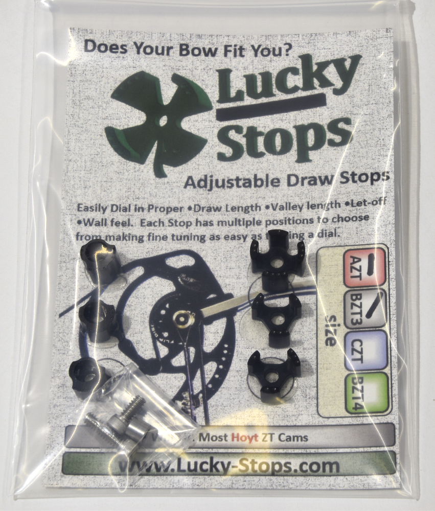 Draw Stops for Hoyt ZT Cam (RX1, RX3, Proforce...) Stop Size AZT BZT3 ...