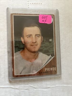 1962 Bill Pierce San Francisco Giants Topps Baseball Card #260 | eBay