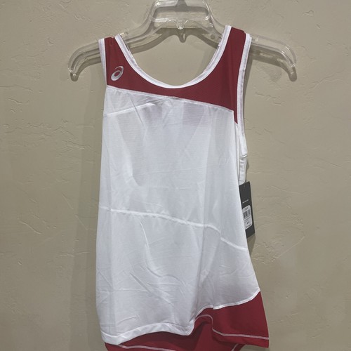 NWT ASICS White Gunlap Singlet Women’s Tank Top Size Medium | eBay