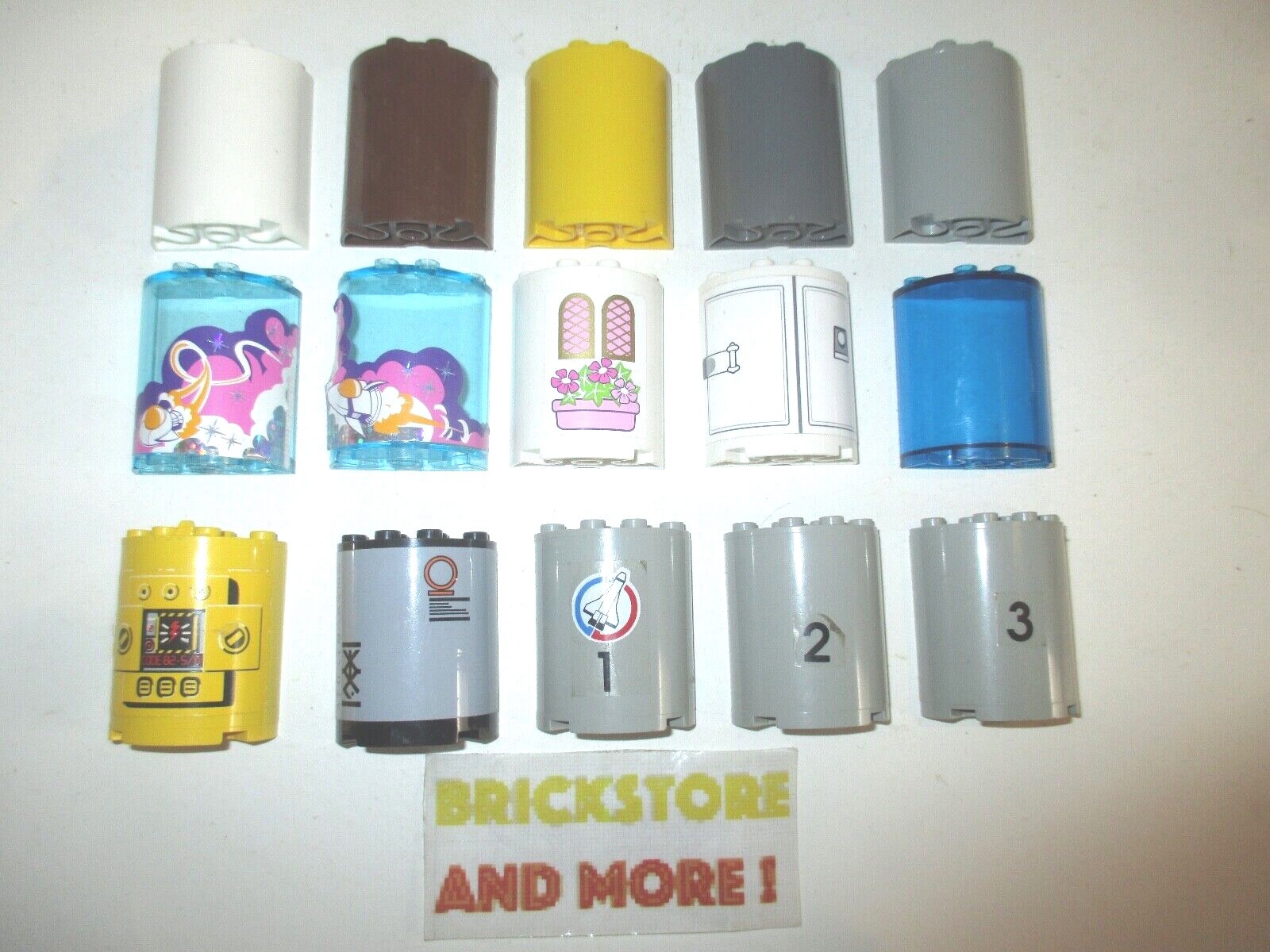 Lego - Demi Cylindre Cylinder Half 2x4x4 6259 6218 - Choose Color ...