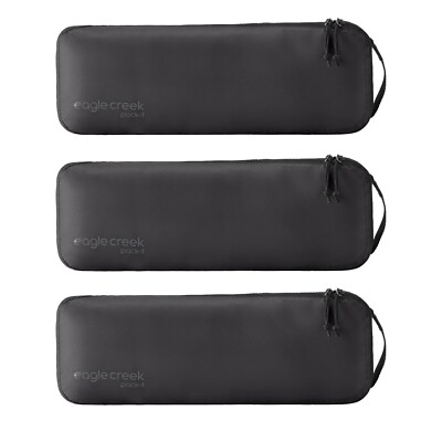 Eagle Creek Pack-It Isolate Slim Cube Set M/M/M Black Black - Isolate ...