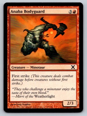 #187 Anaba Bodyguard Magic the Gathering - | eBay