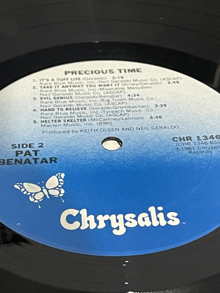 PAT BENATAR - Precious Time (CHR 1346) 12" Vinyl Record LP 1981 | eBay