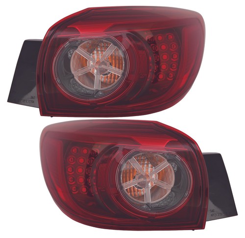 For 2014-2018 Mazda 3 Hatchback Tail Light LED Set Driver and Passenger ...