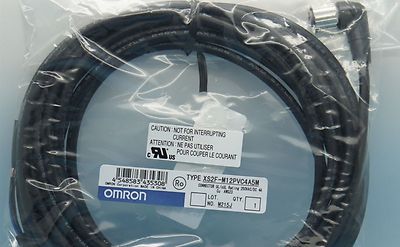 1PC New IN BOX OMRON Unilateral Socket Connectors XS2F-M12PVC4A5M *S ...