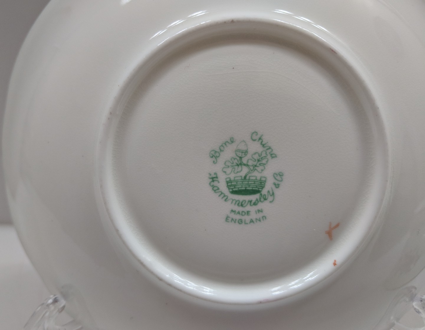 Hammersley & Co Bone China Deep Red/Gold/Floral Footed Tea Cup and ...