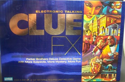 2003 Parker Bros. Electronic Talking CLUE FX Board Game Great Condition ...