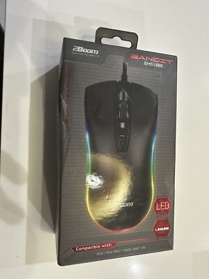 2Boom Bandit LED Gaming Mouse 7 Color PS4 PS4 PRO XBOX One PC ...