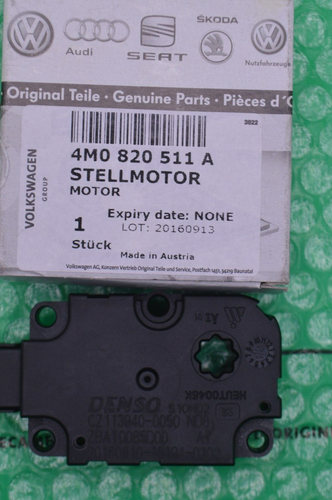 Skoda VW Seat Audi 4M0820511A Genuine OEM Door Opener Motor ...
