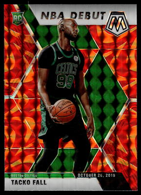Tacko Fall 2019 Panini Mosaic Orange Reactive Prizm Rookie Card #276 | eBay