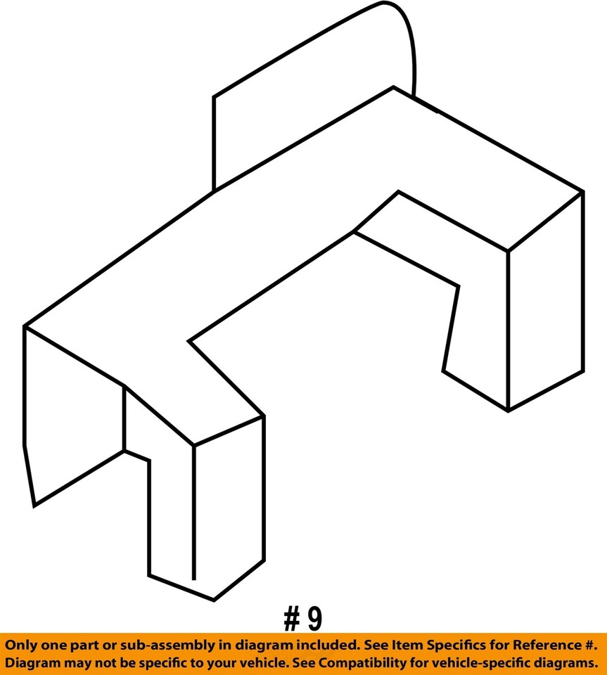 FORD OEM Radiator Support-Mount Bracket FT4Z13A004A | eBay