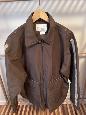 United Parcel service UPS Employee Jacket Rain Coat LG Reflect Stripe ...